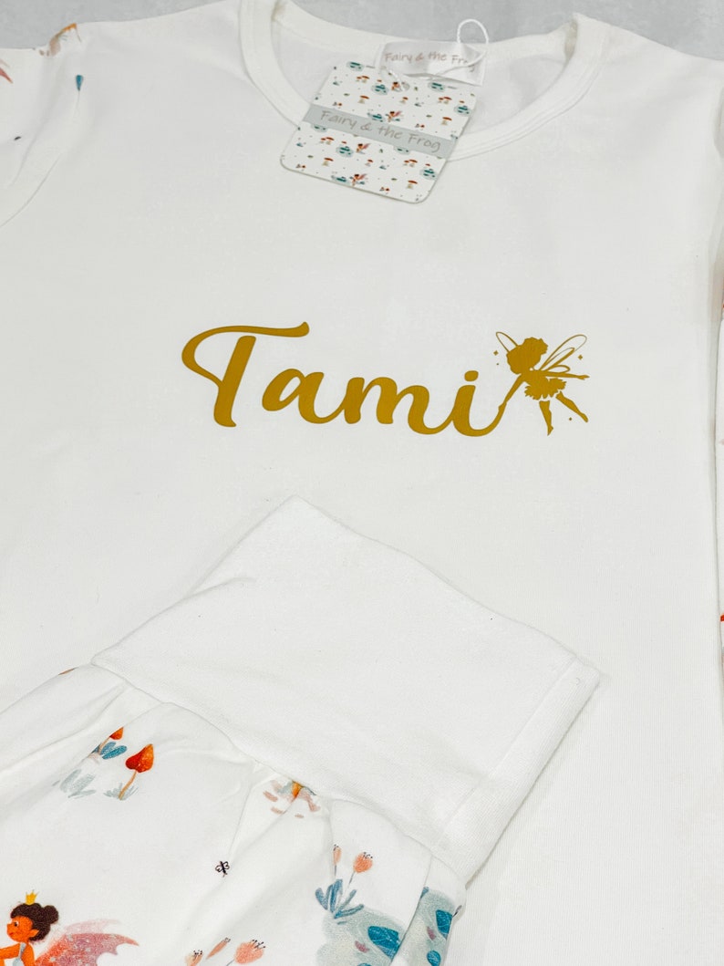 Personalised Fairy Princess Pyjamas Fairy Princess Birthday Pyjamas ...
