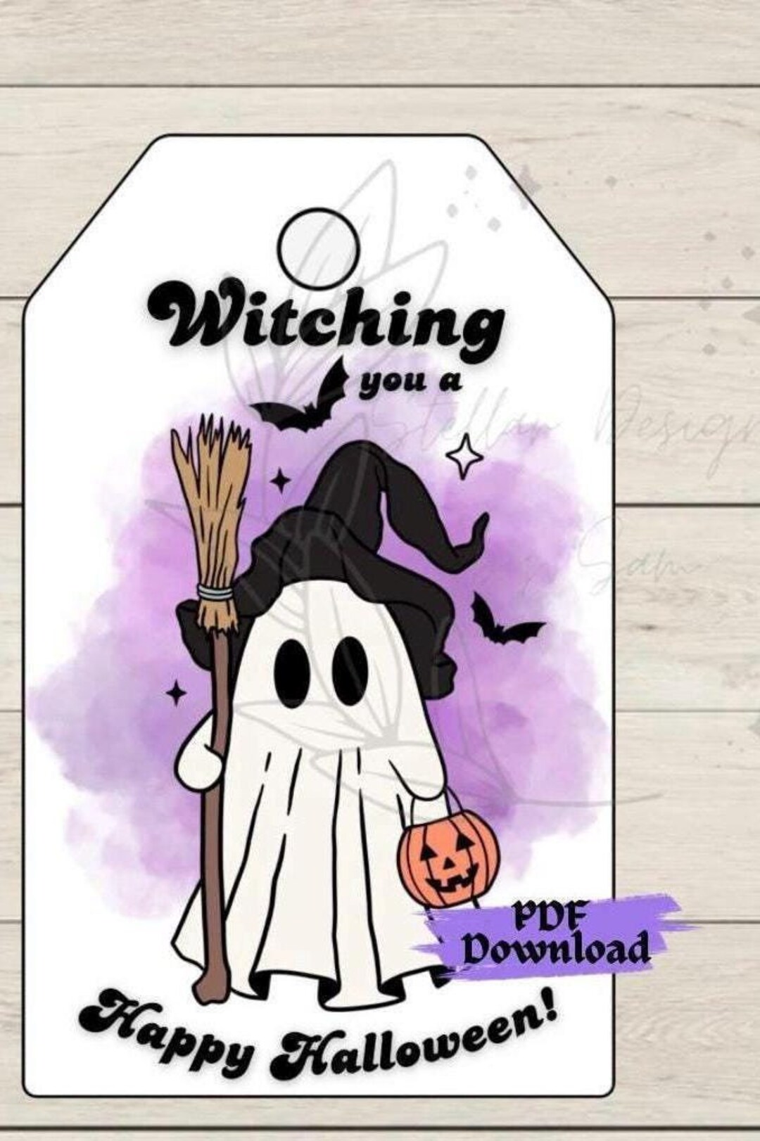 Halloween Gift Tag Boo Bag Boo Tag Halloween - Etsy