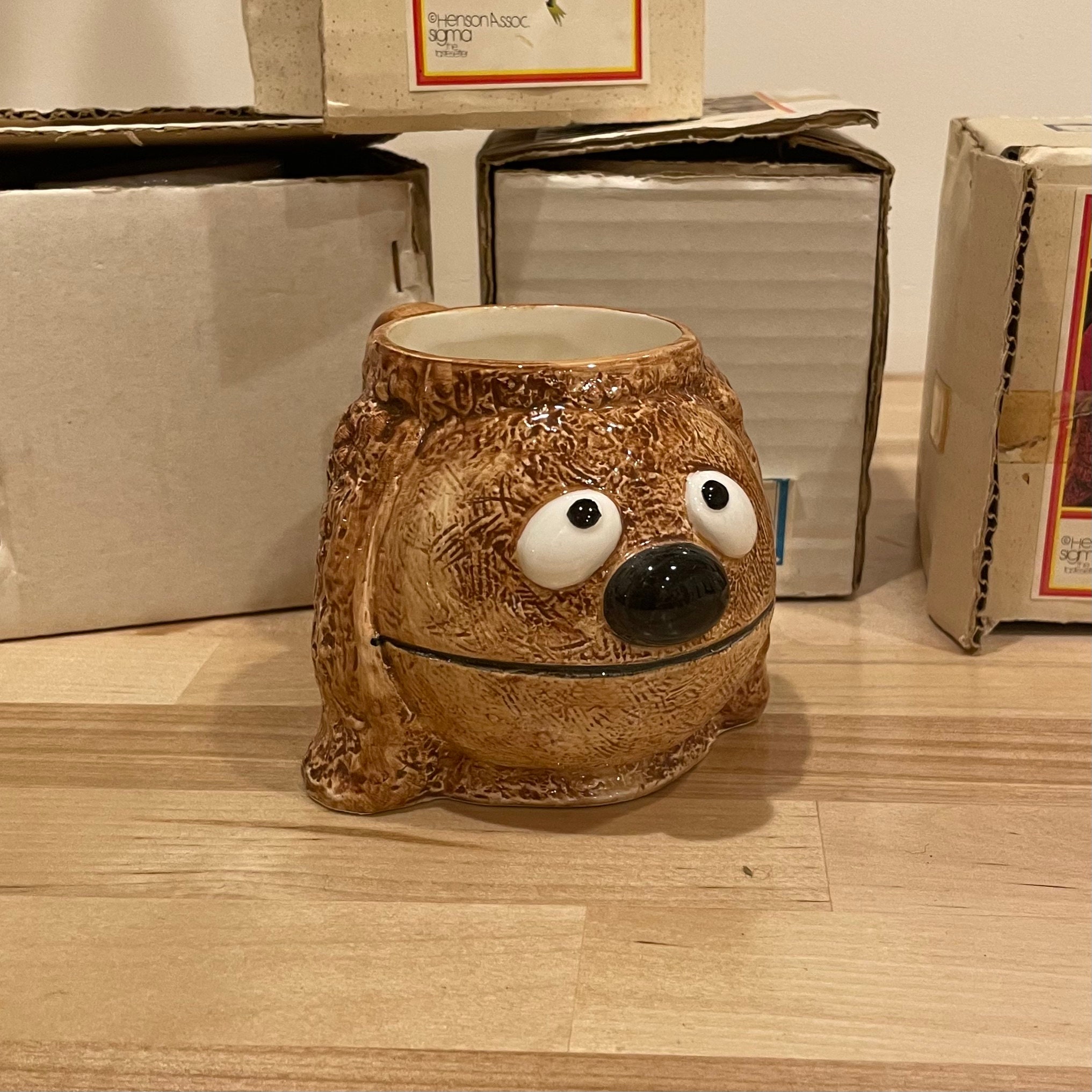 1970s Muppet Show Hand-painted Mugs From Sigma the Tastesetter COMPLETE ...