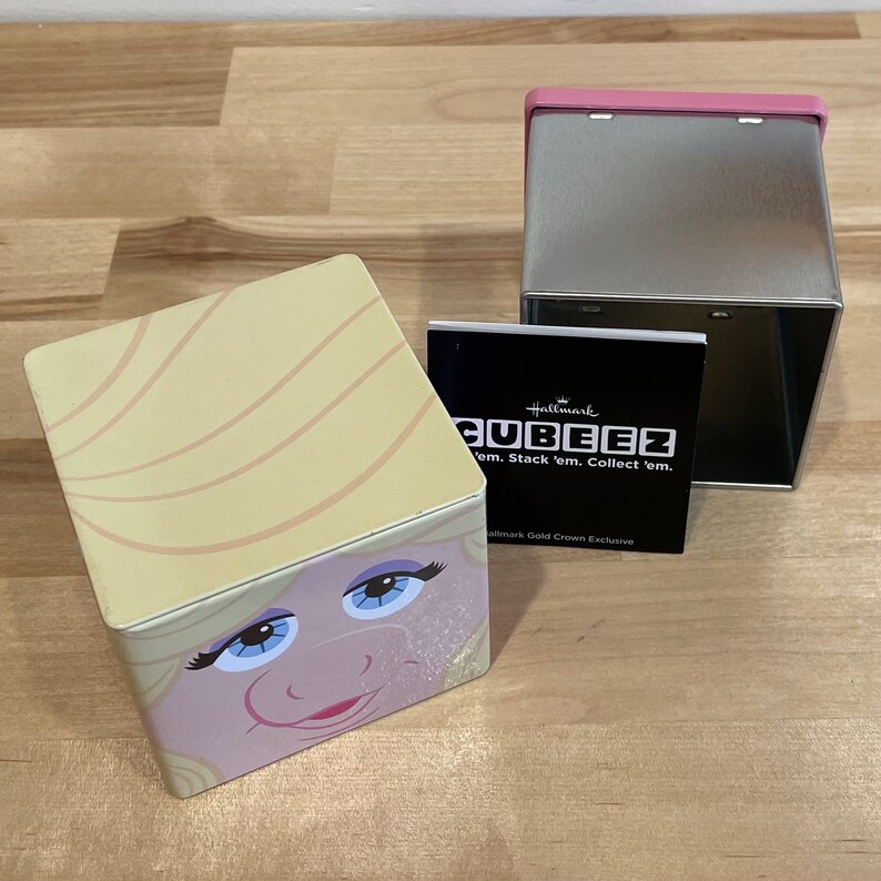 Miss Piggy, 2000s Muppet Show Storage Tin by Hallmark Cubeez NEW WITH ...