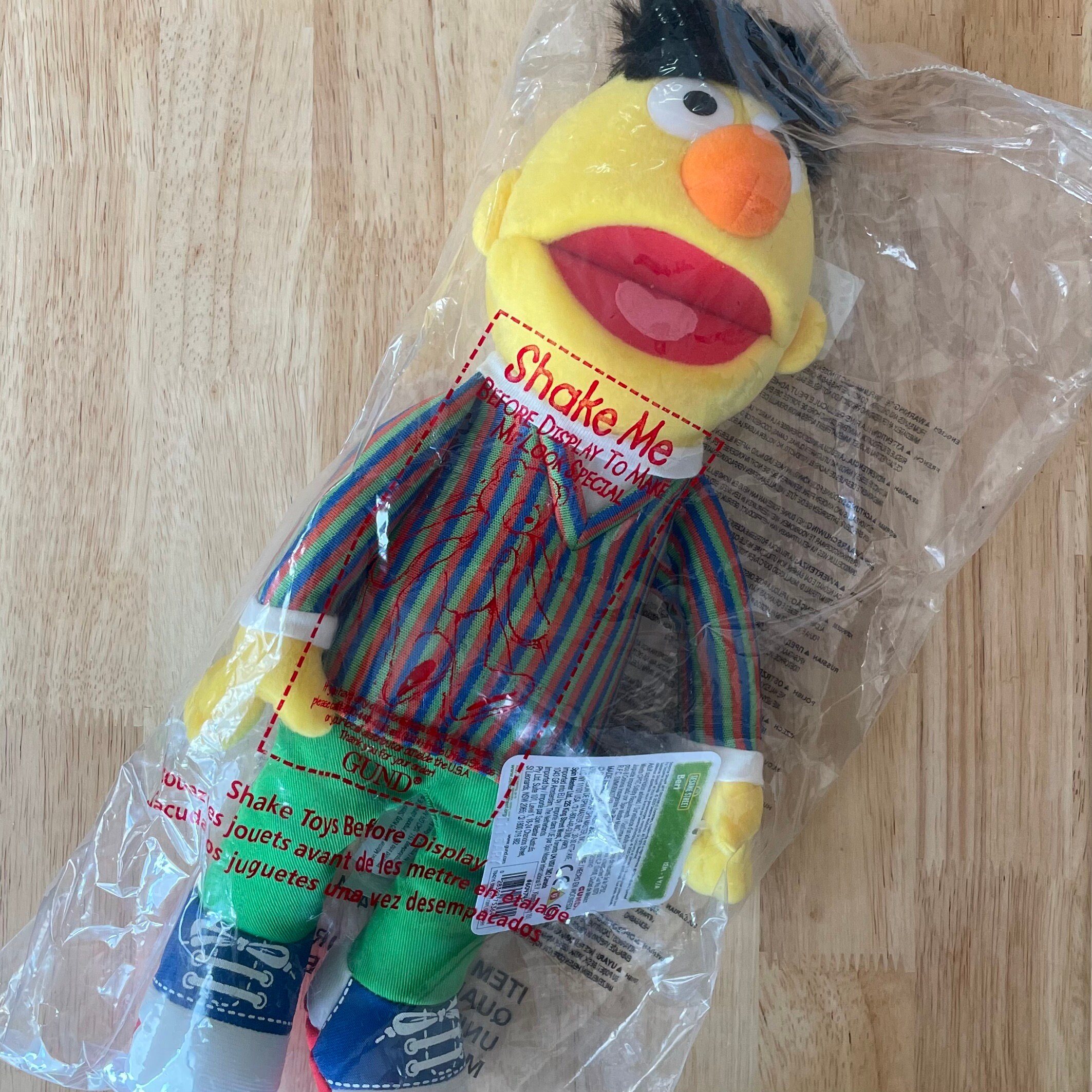 Bert, 16 Sesame Street Plush From Gund NEW & SEALED With TAGS - Etsy