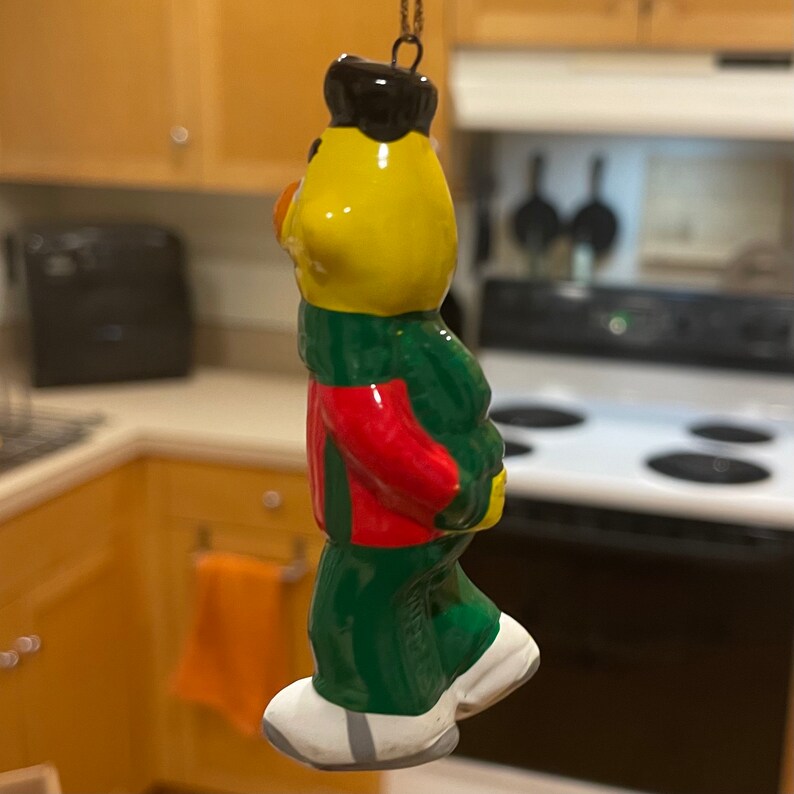 Bert, 1980s Sesame Street Figure Skating Christmas Ornament by Newcor ...