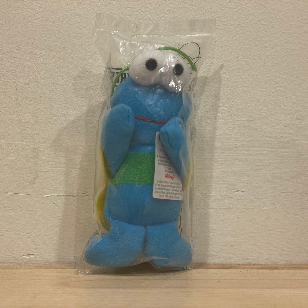 Twiddlebug, 5" Sesame Street Plush Bean Bag From Kelloggs NEW WITH TAGS ...