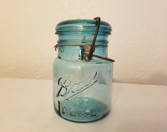 Ball Blue Wire Jar | Etsy