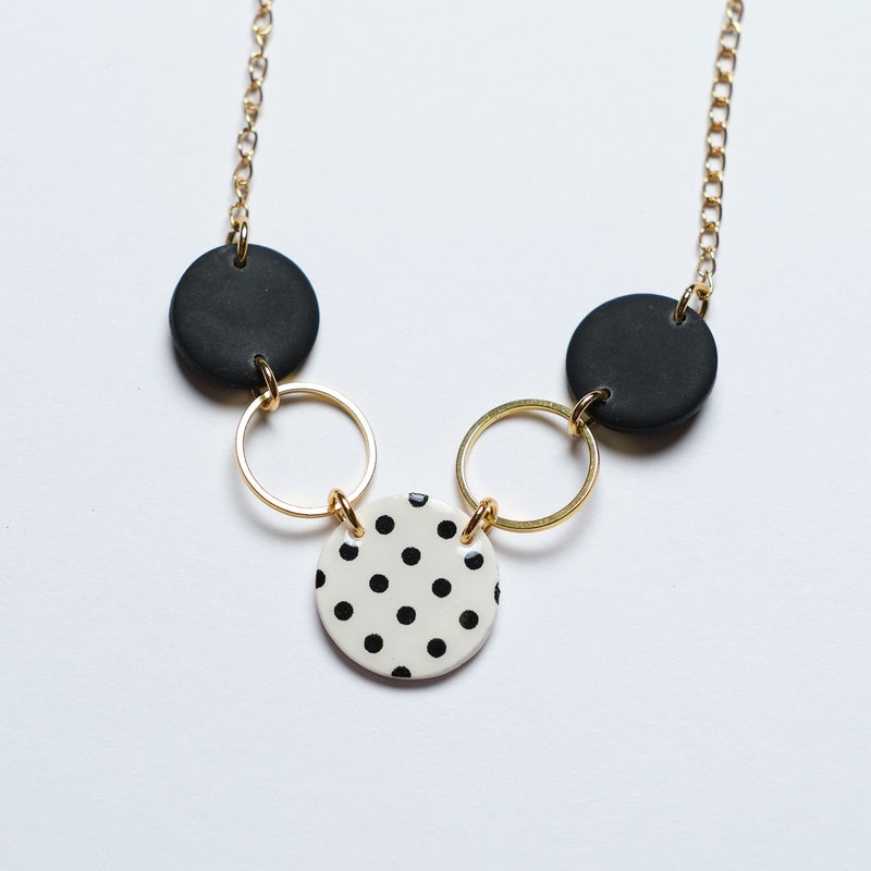 Polka Dot Necklace - Etsy