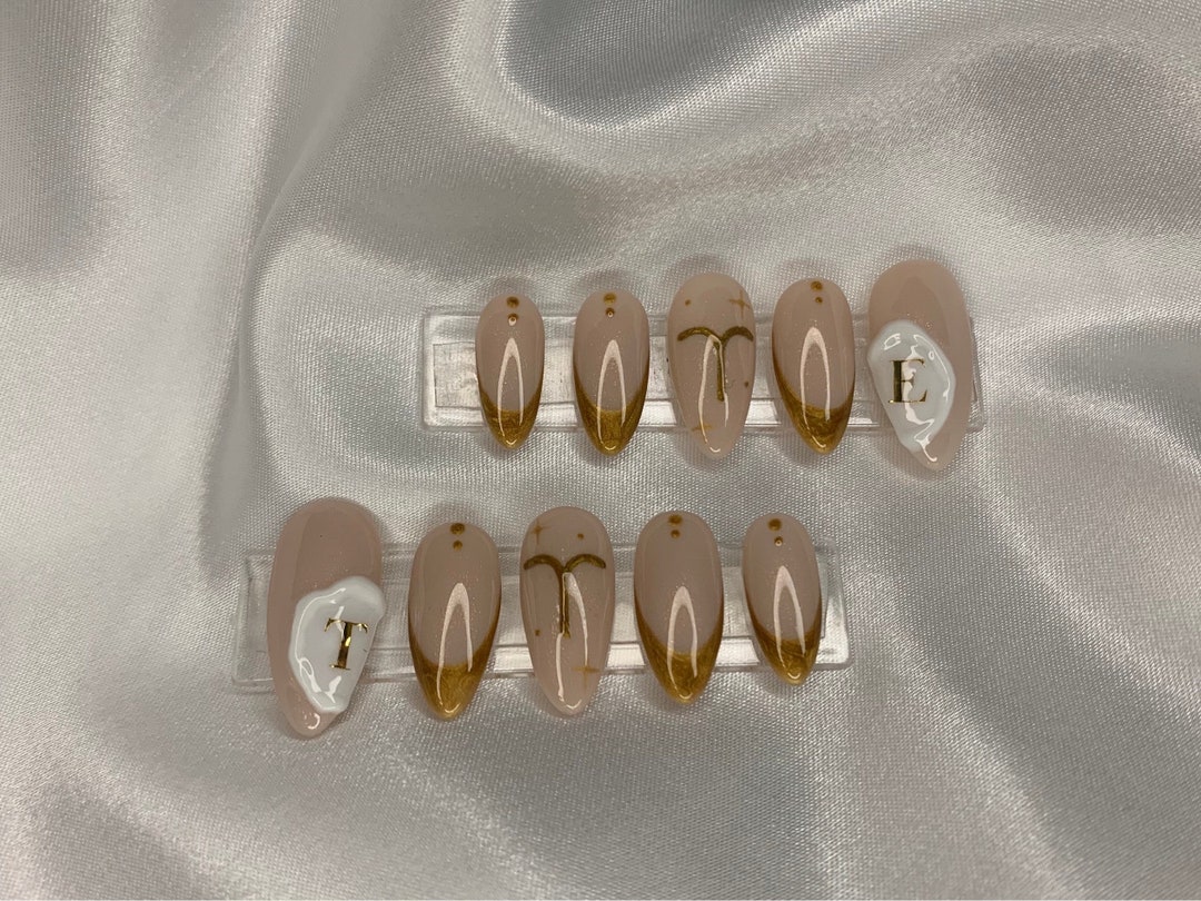 Zodiac Sign Birth Month Design Press on Nails - Etsy