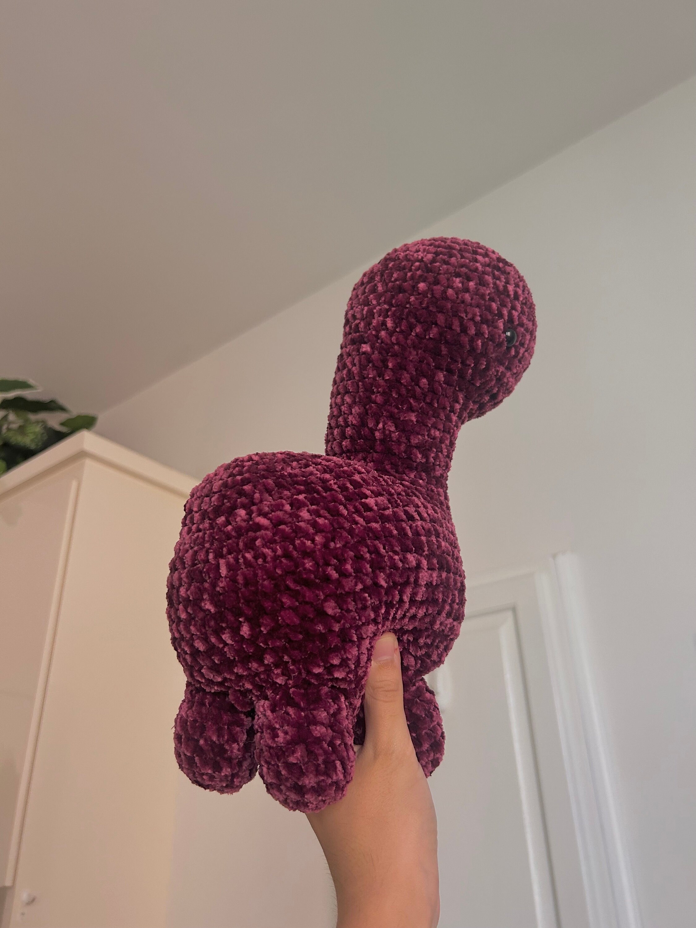 Long-neck Dinosaur Plush - Etsy