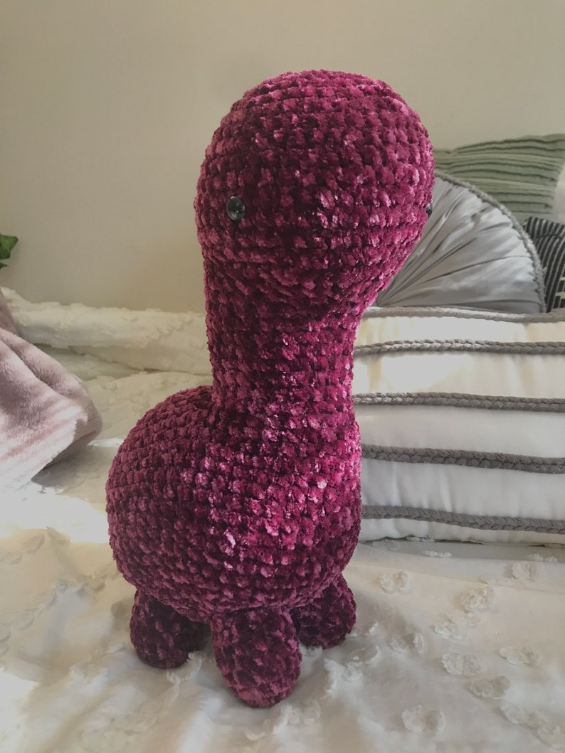 Long-neck Dinosaur Plush - Etsy