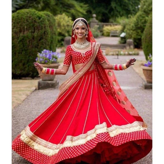 Red Indian Wedding Dress