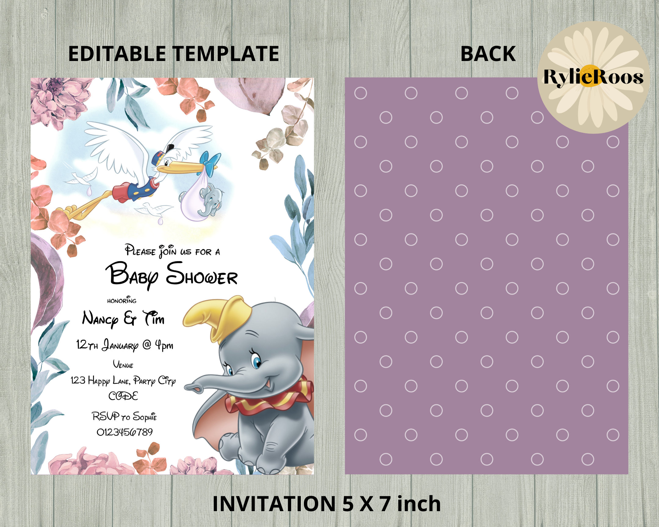 Dumbo The Elephant Baby Shower