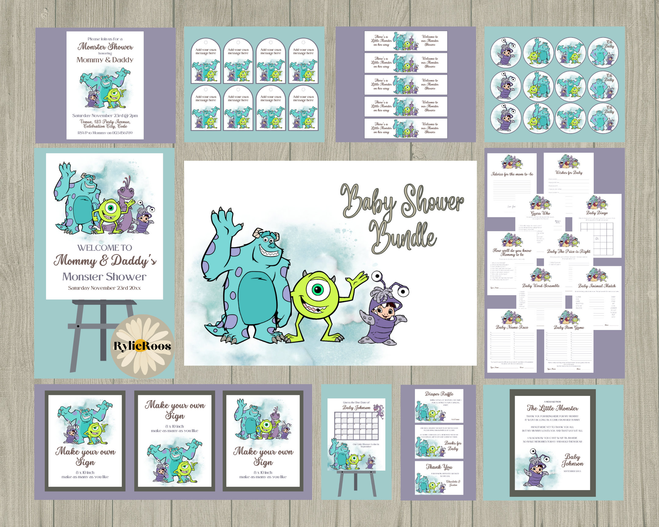 Monsters Inc Babypersonages