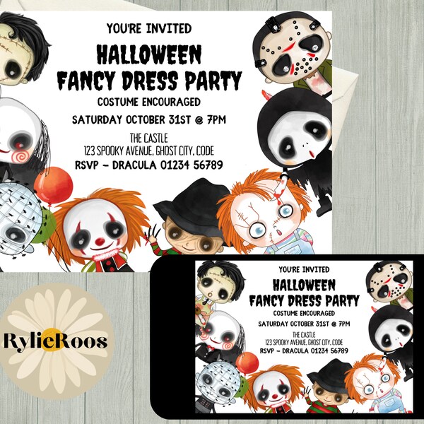 Character Invitation - Etsy