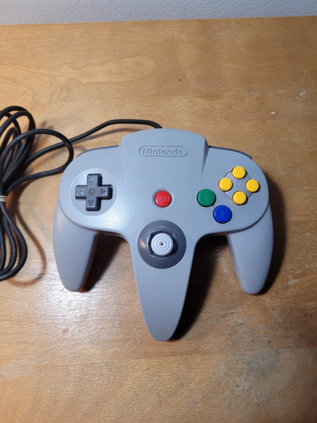 Gray Nintendo 64 Controller tested & Authentic - Etsy
