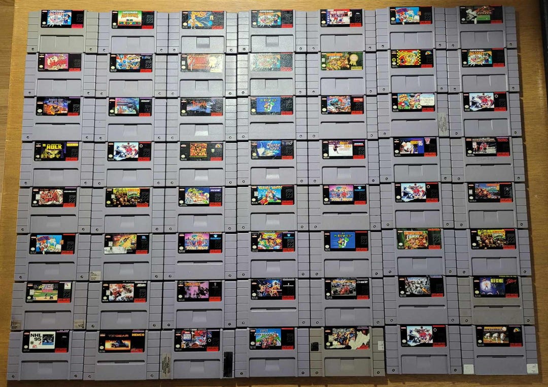 Super Nintendo (SNES, Super NES) Games! All Authentic & Tested! *pick ...