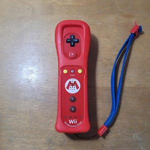 Nintendo Wii Remote Mario Edition *tested & Authentic* - Etsy
