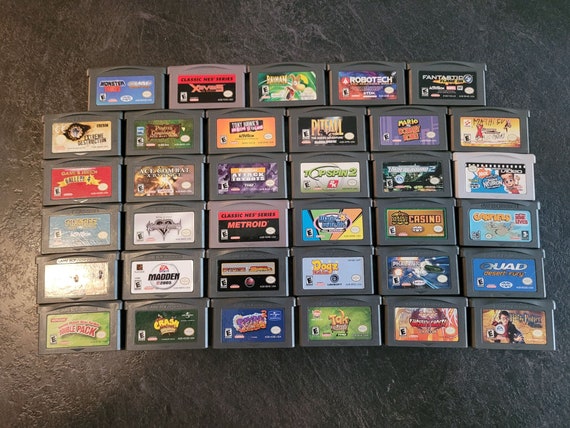 Nintendo Gameboy Advance GBA Games All Authentic & Tested | Etsy