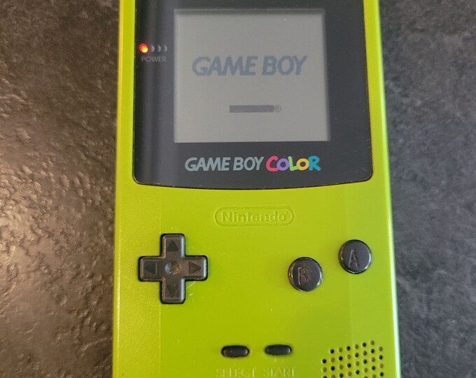 Lime Green Gameboy Color tested and Working - Etsy