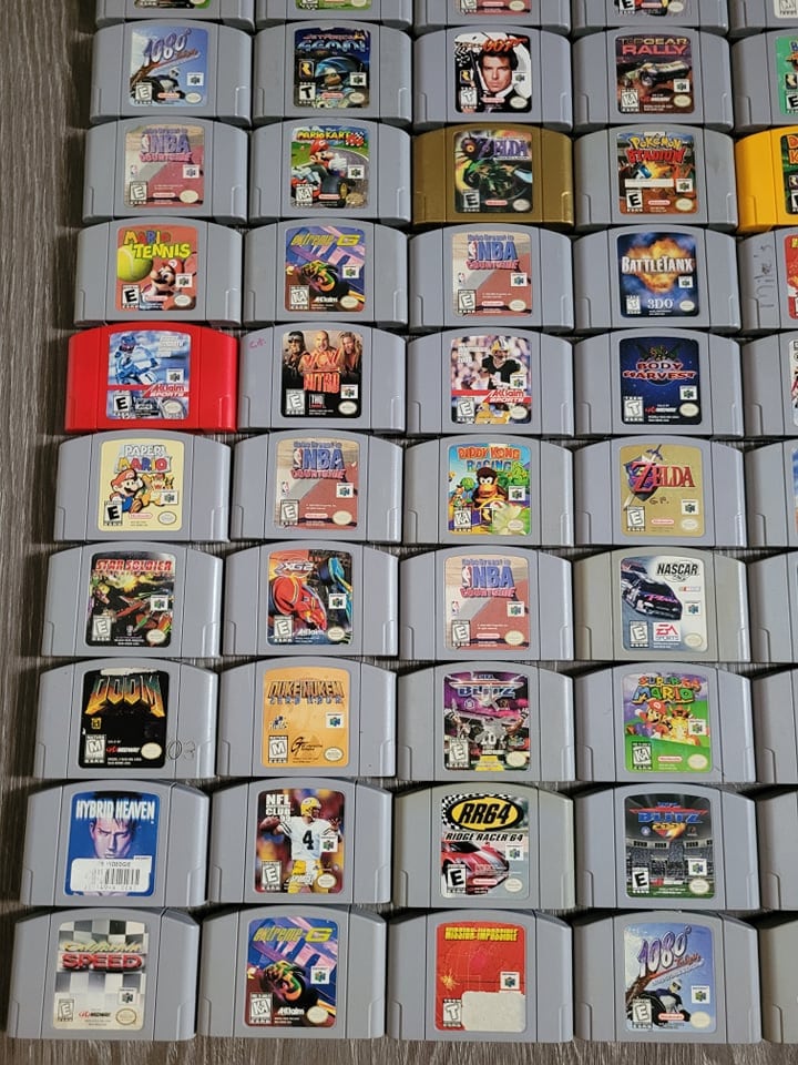 Más de 100 juegos de Nintendo 64 Todo auténtico y probado | Etsy