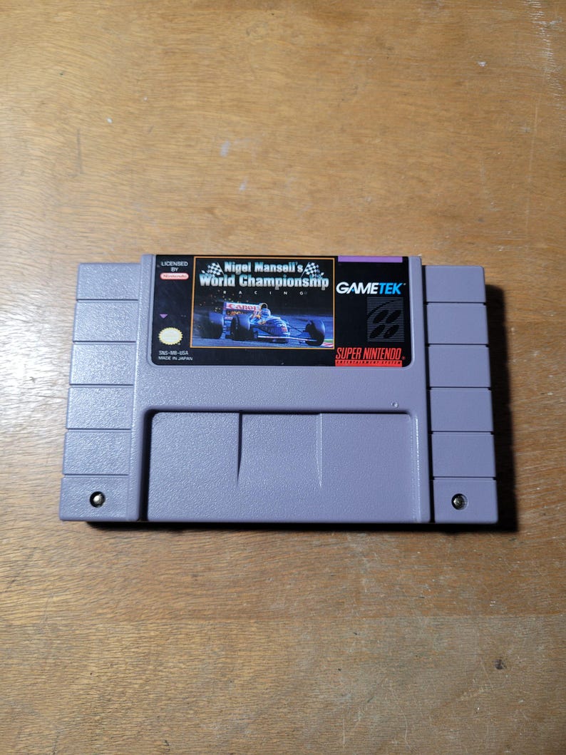 Nigel Mansell's World Championship Racing - Super Nintendo *tested ...