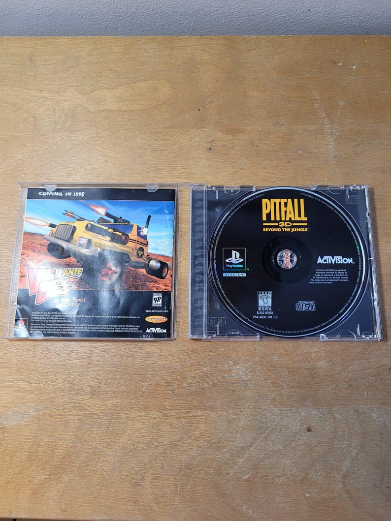 Pitfall 3D Beyond the Jungle - Playstation 1 *tested & Authentic* - Etsy