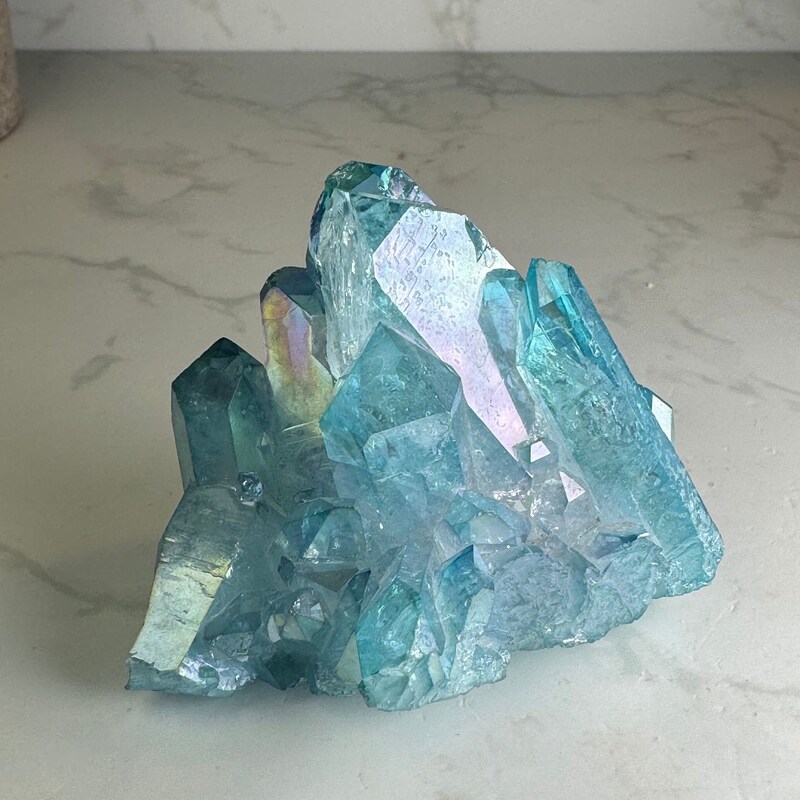 Aqua Aura Quartz - Etsy