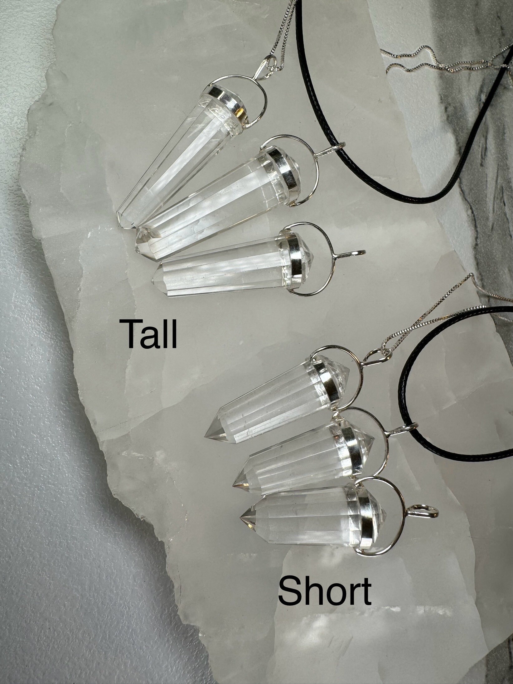 Clear Quartz Pendant! 12 Sided Vogel Inspired Cut! - High Grade ...