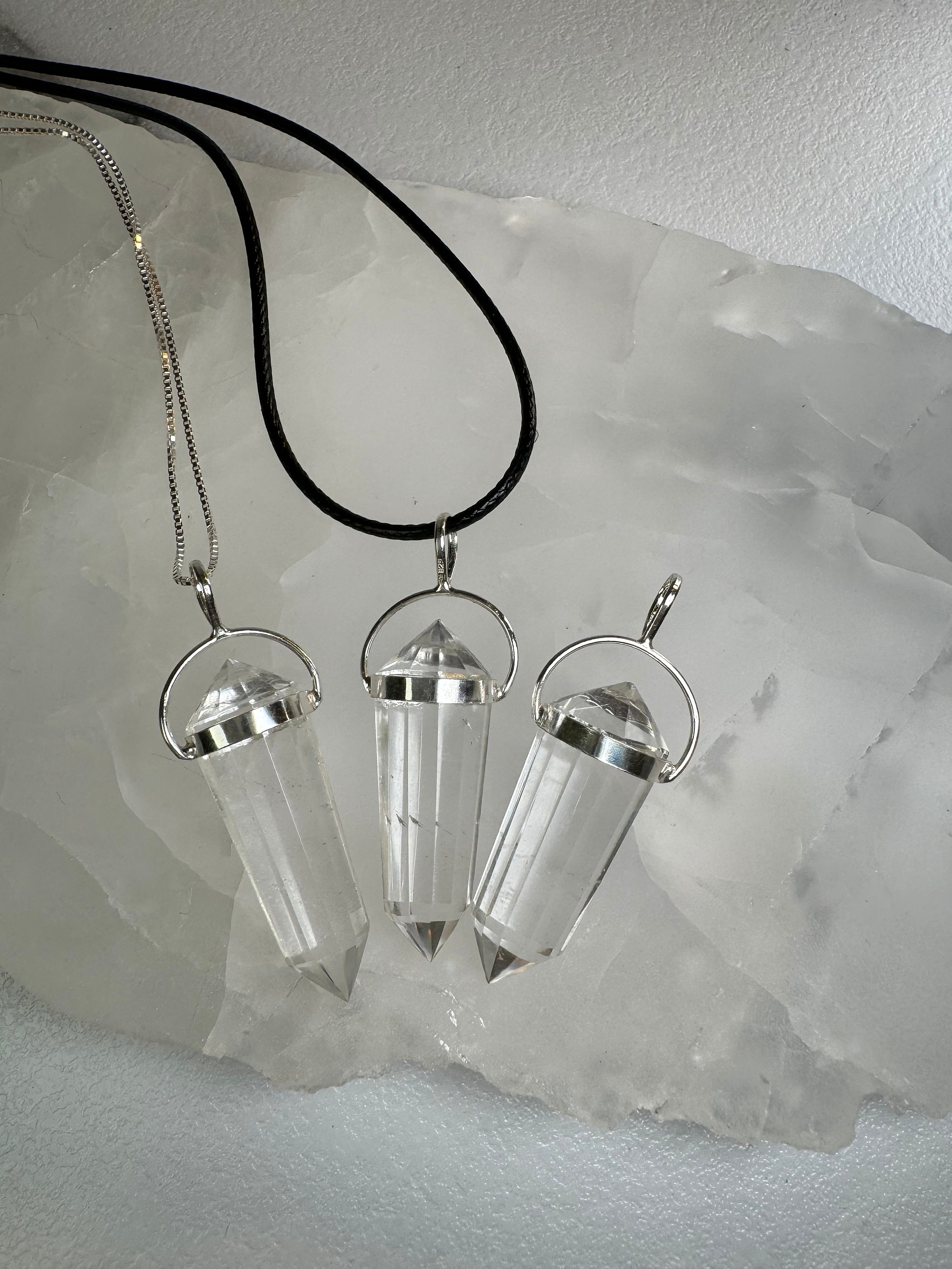 Clear Quartz Pendant! 12 Sided Vogel Inspired Cut! - High Grade ...