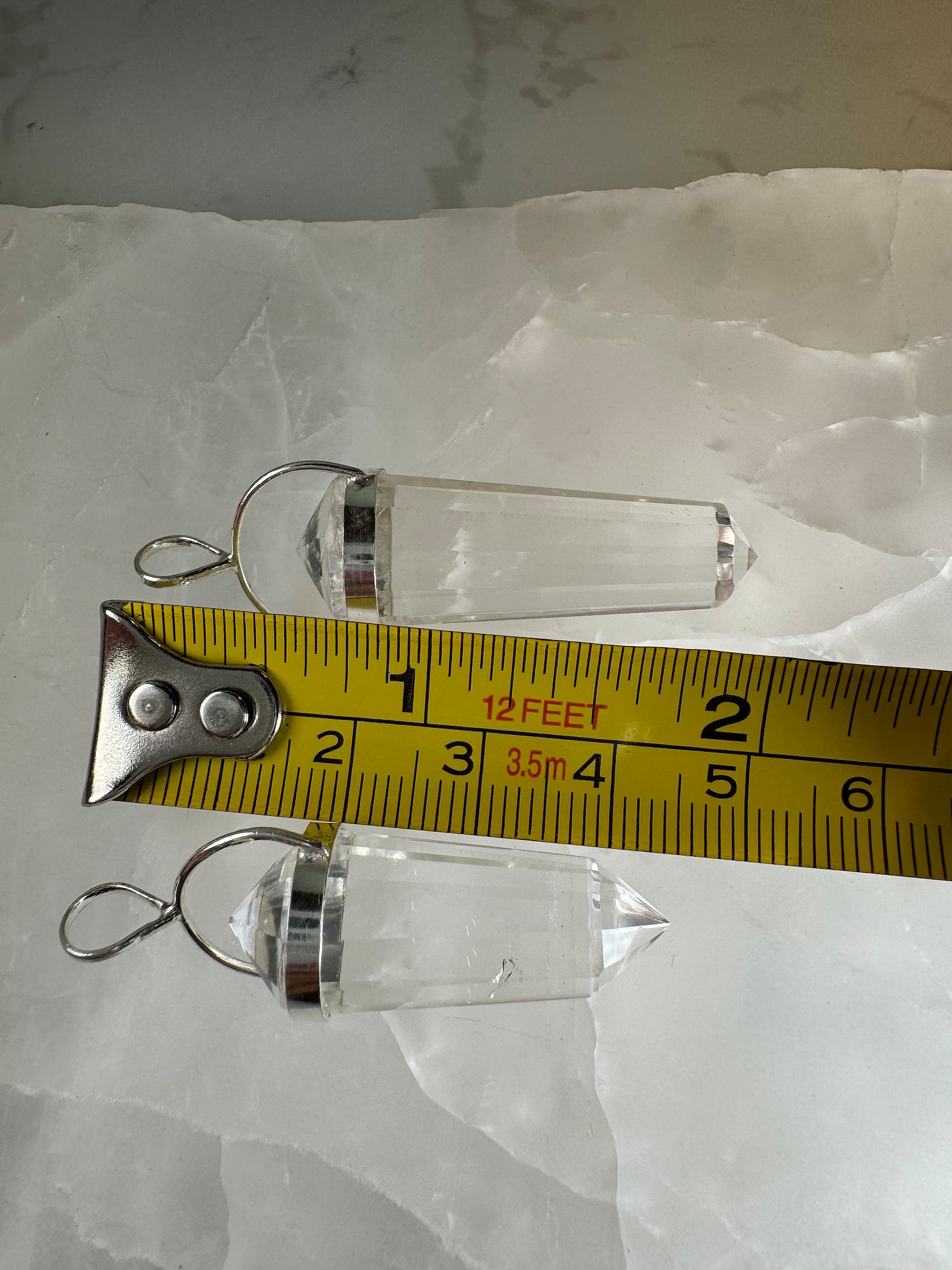 Clear Quartz Pendant! 12 Sided Vogel Inspired Cut! - High Grade ...