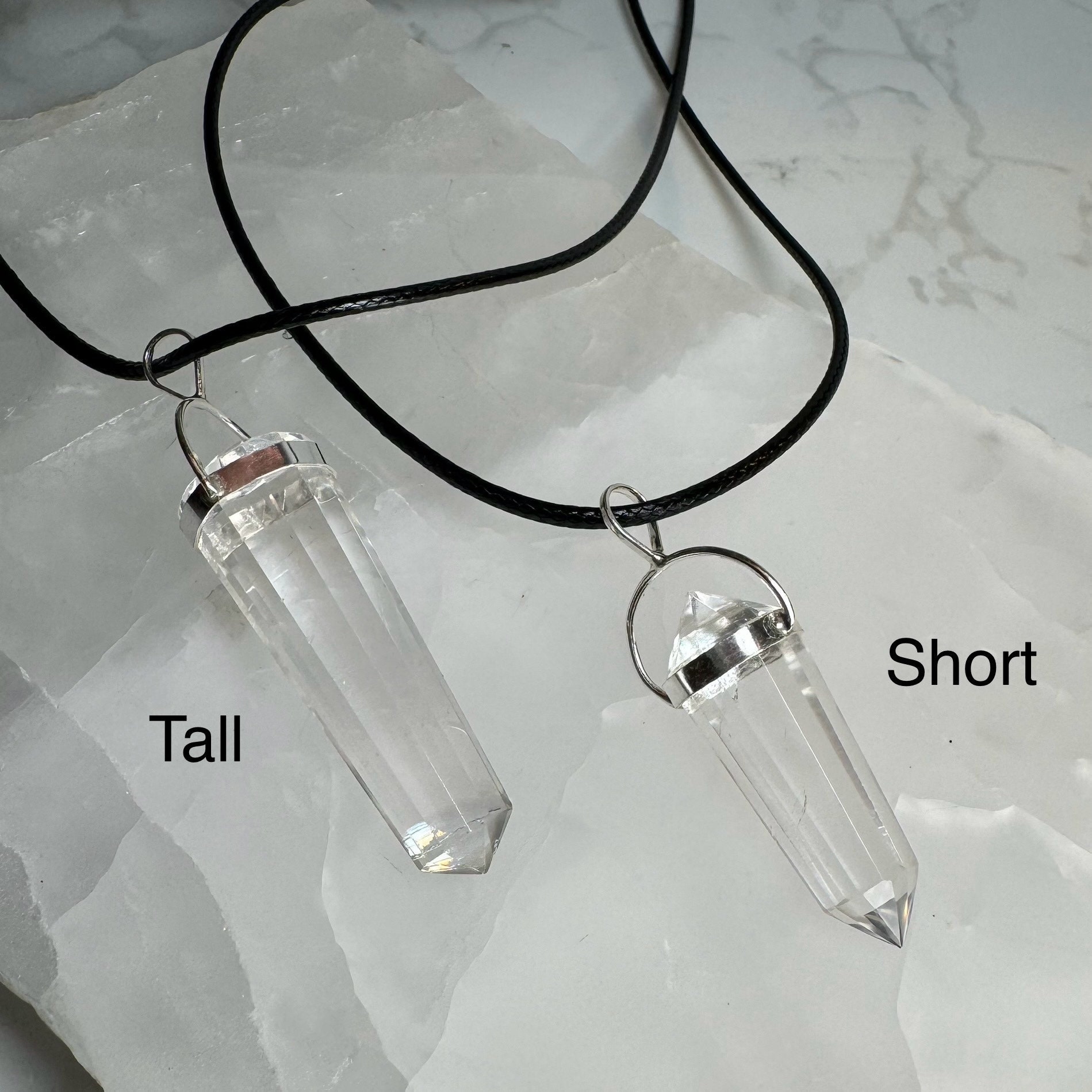 Clear Quartz Pendant! 12 Sided Vogel Inspired Cut! - High Grade ...