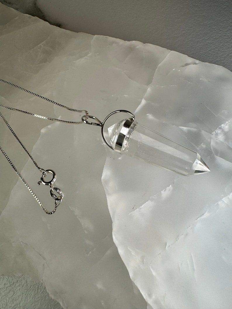 Clear Quartz Pendant! 12 Sided Vogel Inspired Cut! - High Grade ...
