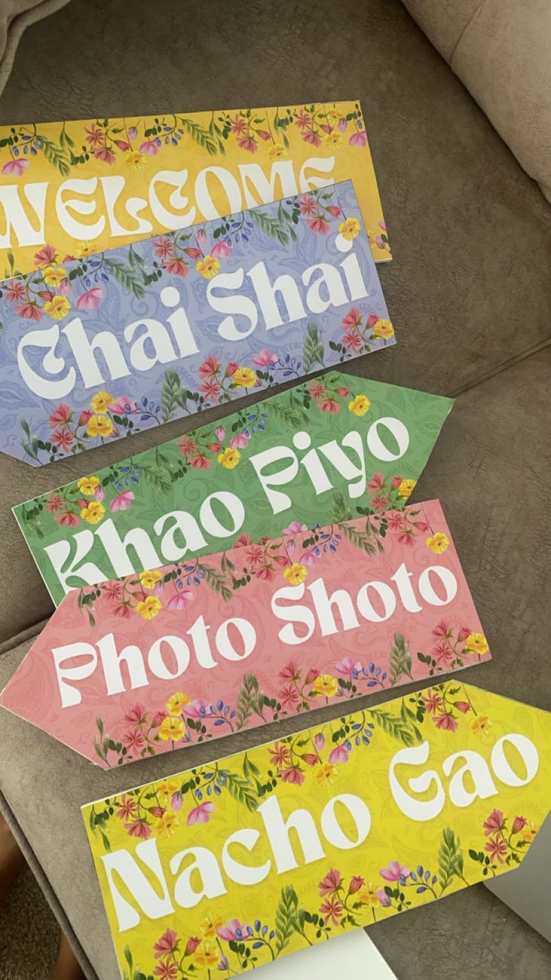 Mehndi Party/desi/wedding Props and Decor. - Etsy