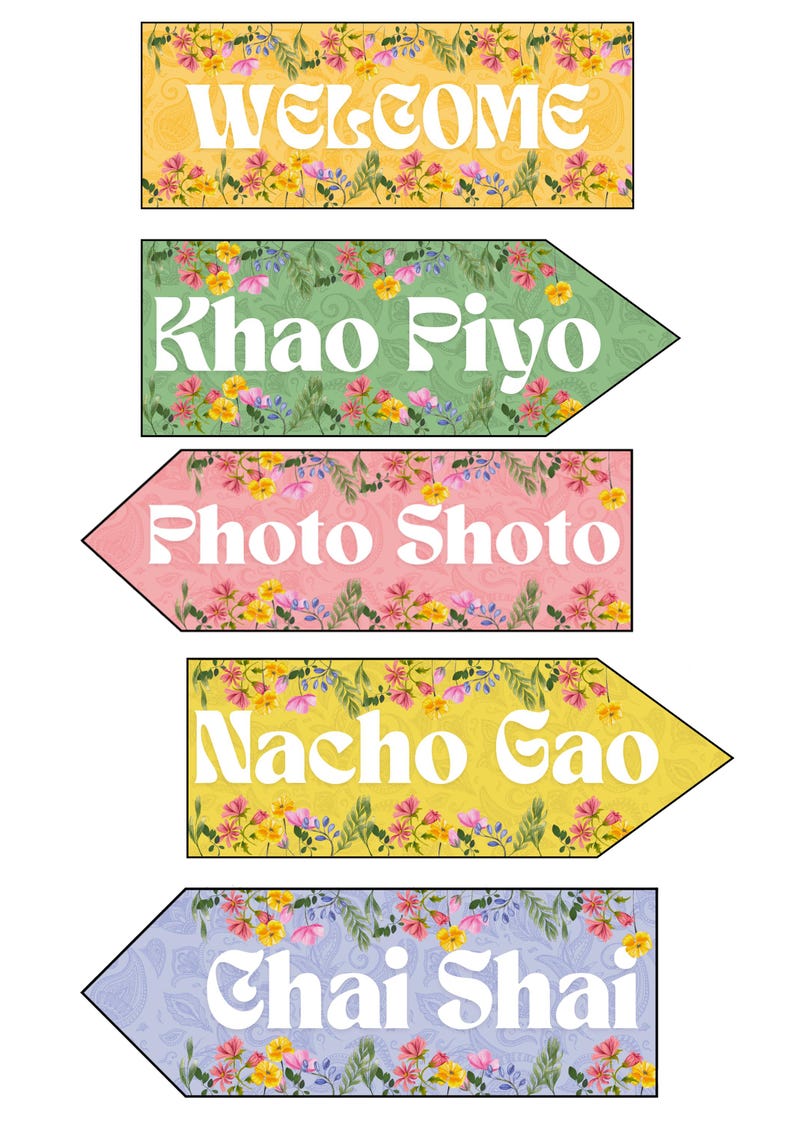 Mehndi Party/desi/wedding Props and Decor. - Etsy