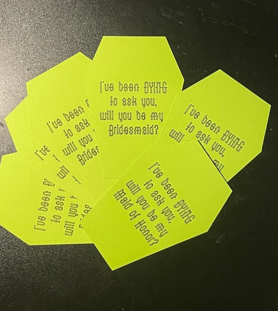 Custom Message Coffin Cards - Etsy