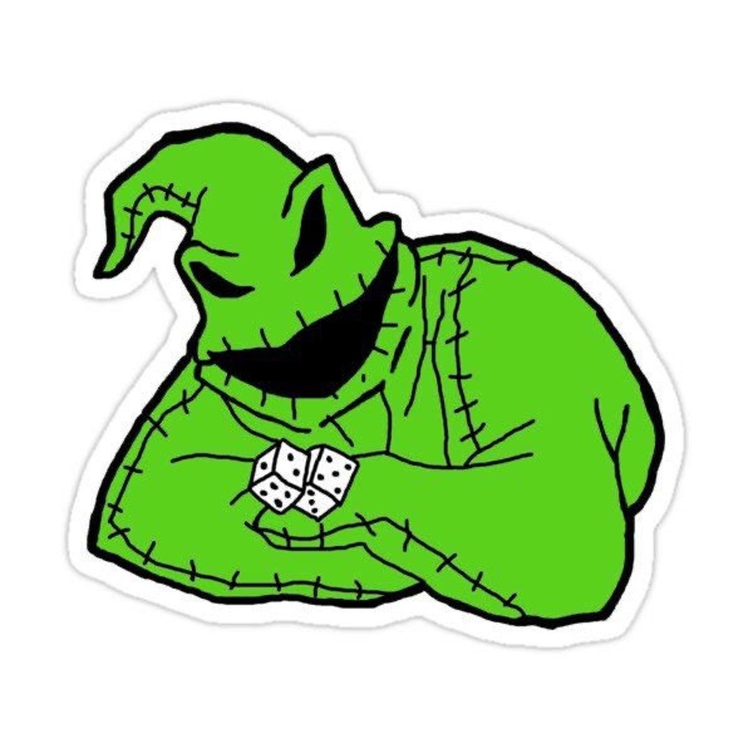 Oogie Boogie Man Sticker - Etsy