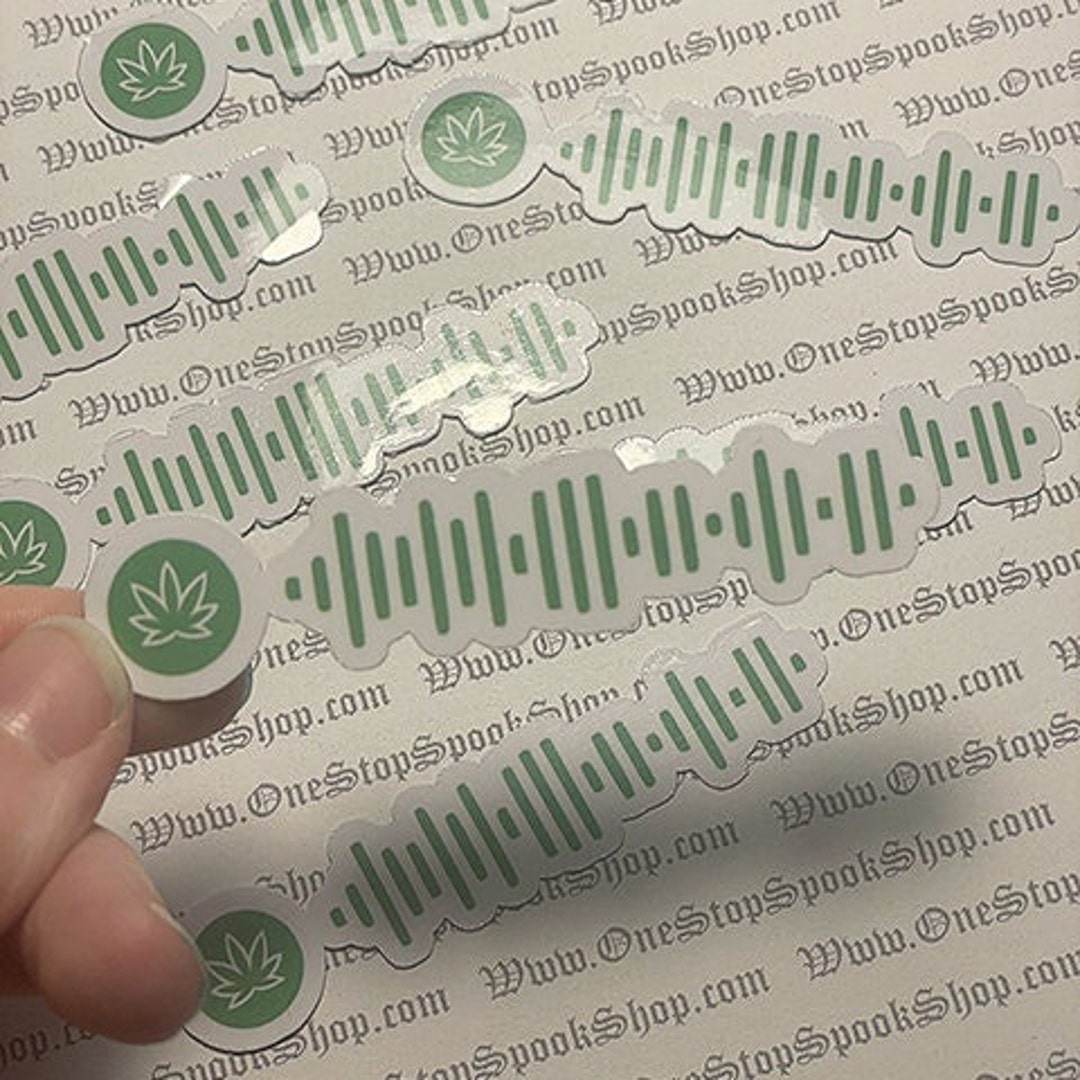 Custom Symbol Scannable Music Code Sticker spotify Only - Etsy