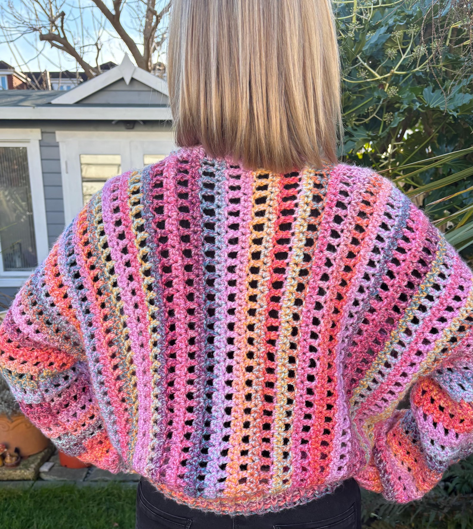 Easy Crochet Flattering Deep V Neckline Jumper - Etsy