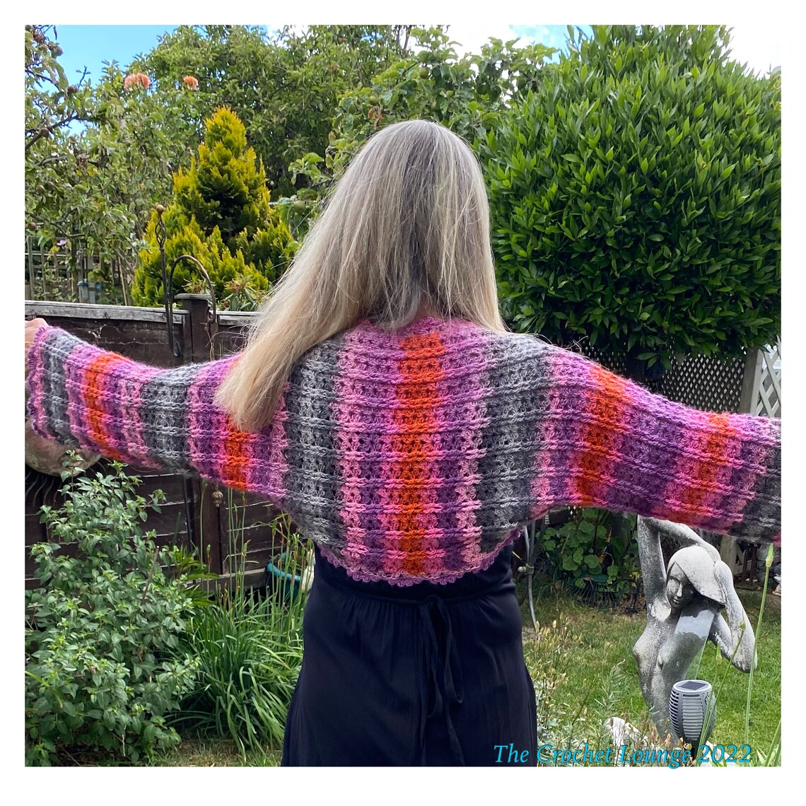 Crochet Pattern Shrug Easy to Make Sophia Long Sleeve Crochet - Etsy