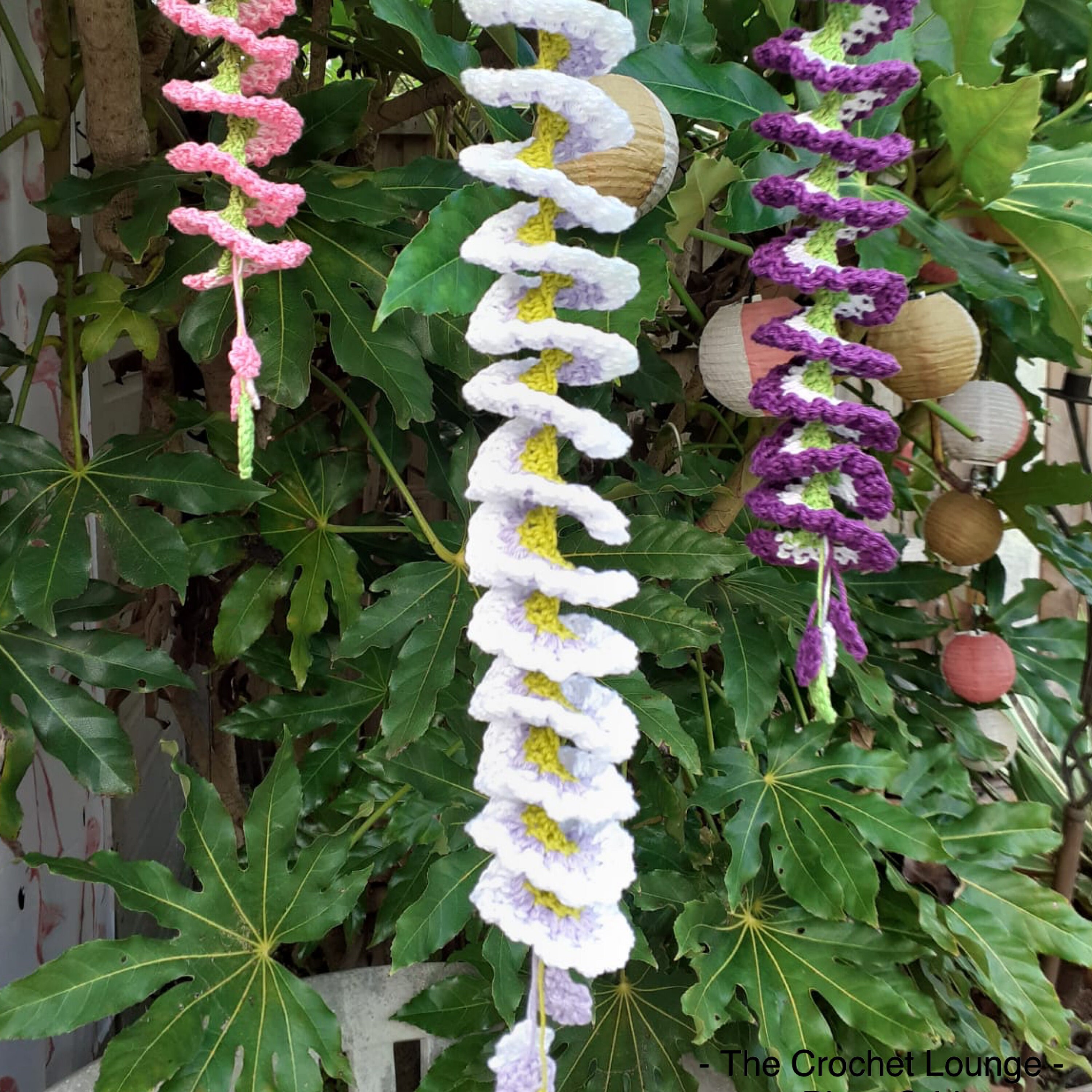 Windspinner Crochet Spinning Flowers Garden Wind Spinner - Etsy