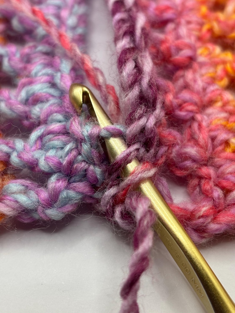 Easy Crochet Flattering Deep V Neckline Jumper - Etsy