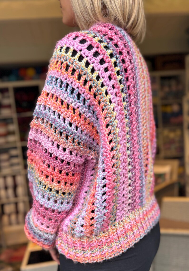 Easy Crochet Flattering Deep V Neckline Jumper - Etsy