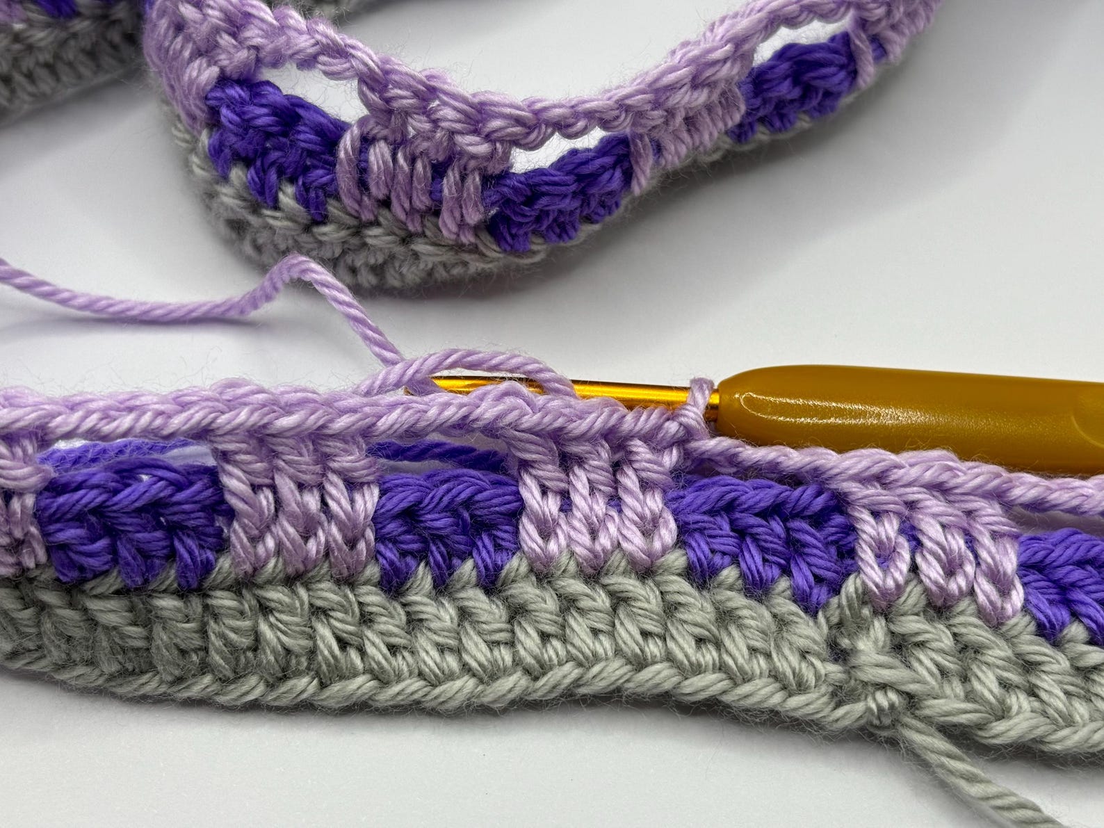 Retro Crochet Miniskirt Interlocking Block Stitch - Etsy