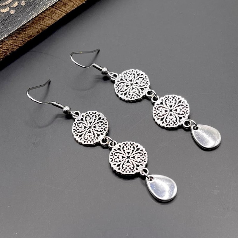 Bohemian Earrings - Etsy
