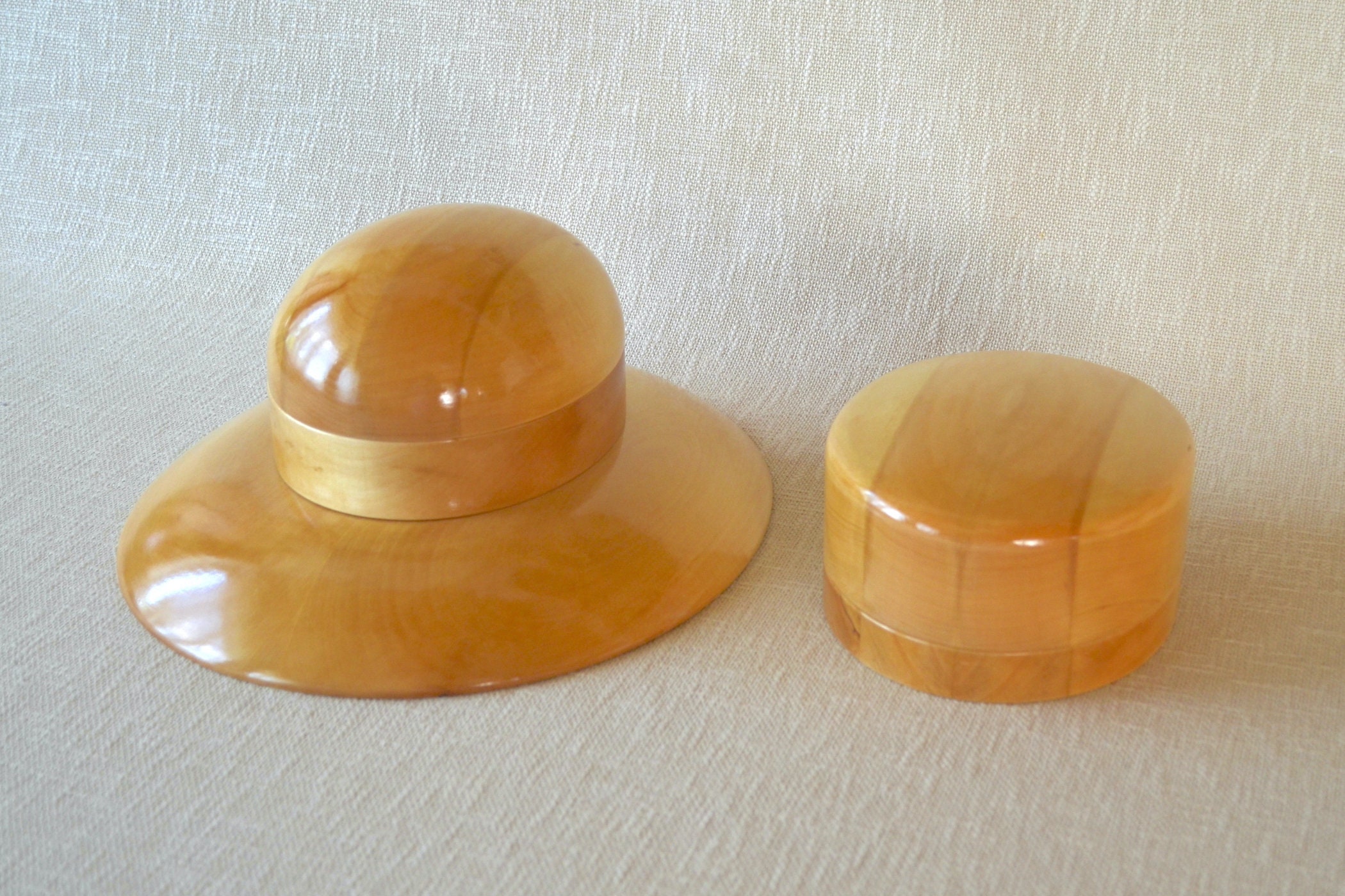 Wooden Hat Block Set 20 - Hat Block Set With Wide Brim Block - Wide ...