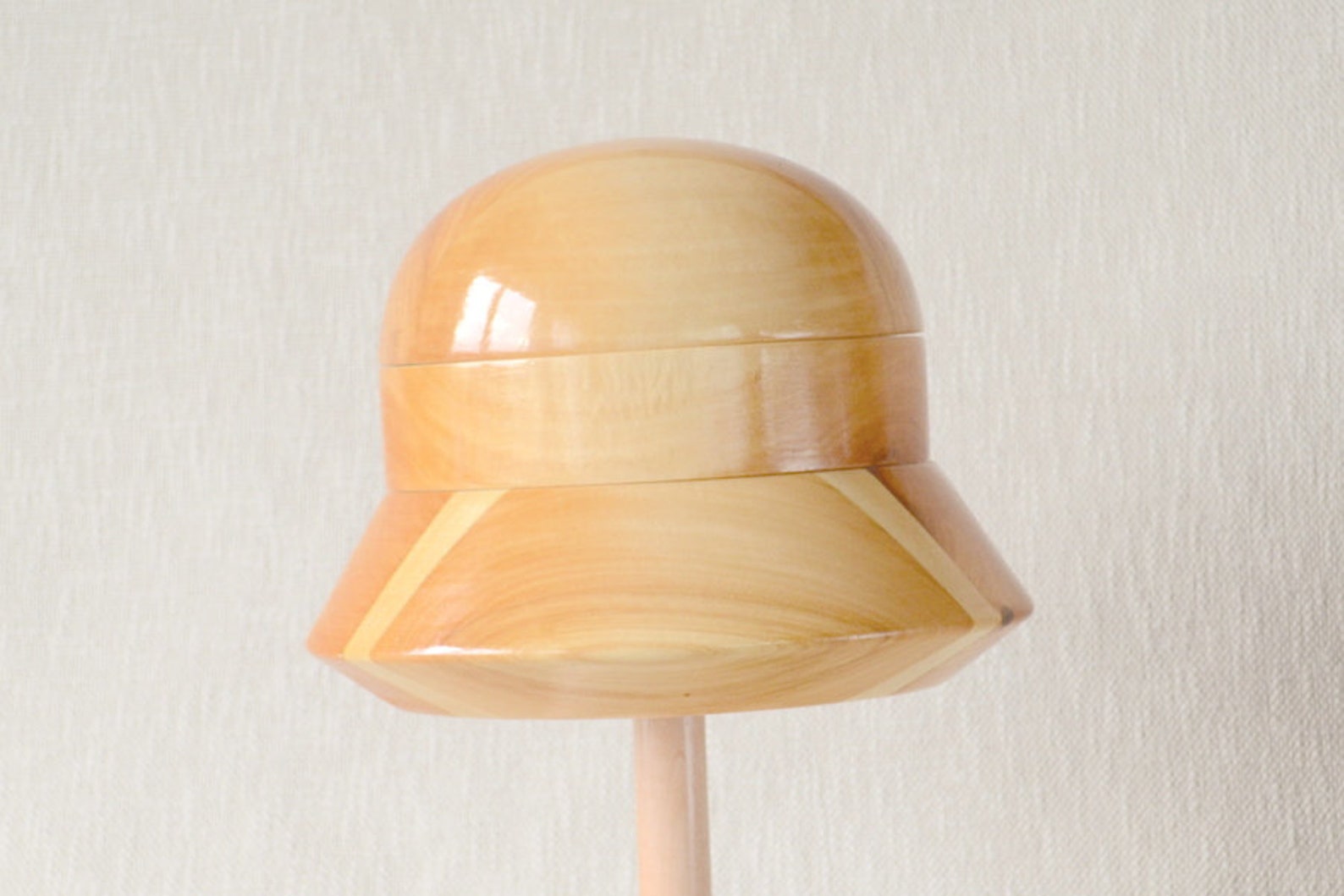 Wooden Cloche Hat Block Set With Hat Block Stand 4S - Etsy