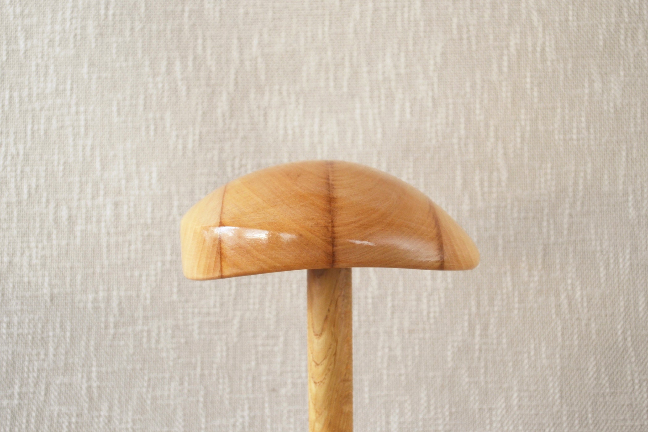 CLEMENTINE Mini Beret Hat Block - Pillbox Hat Block - Wooden Hat Block ...