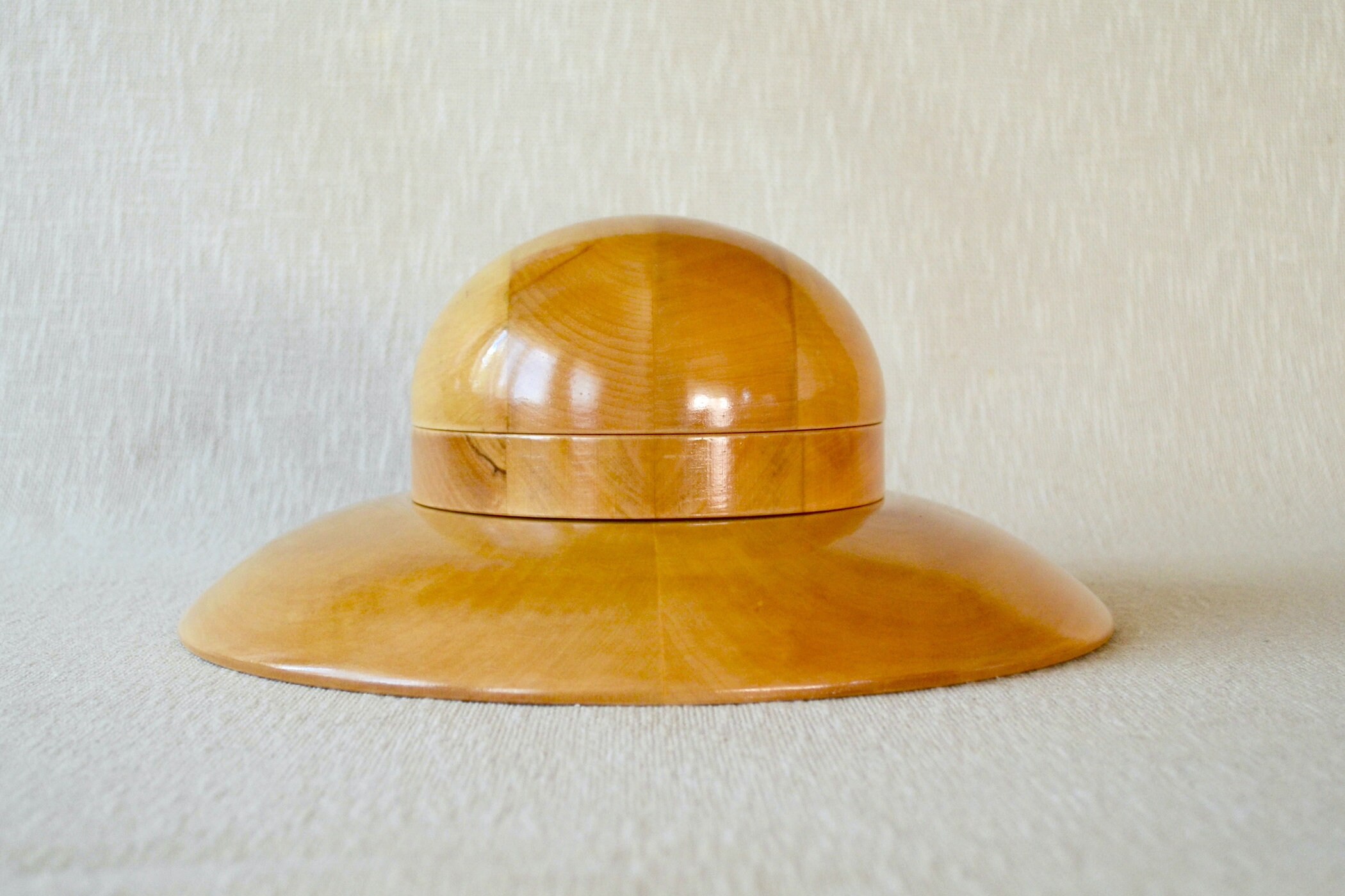Wooden Hat Block Set With Wide Brim Block - Hat Block Set 18R ...