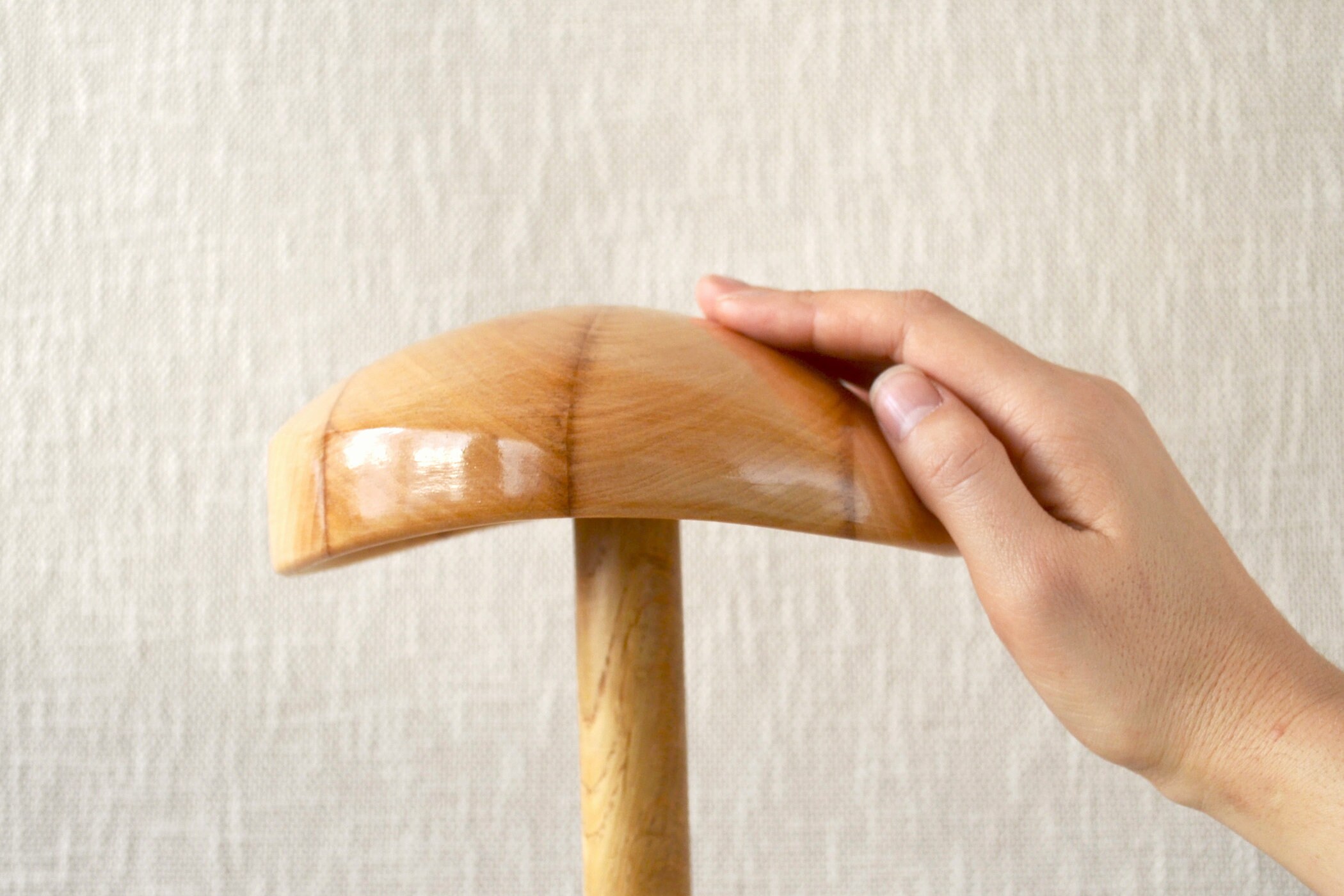 CLEMENTINE Mini Beret Hat Block - Pillbox Hat Block - Wooden Hat Block ...