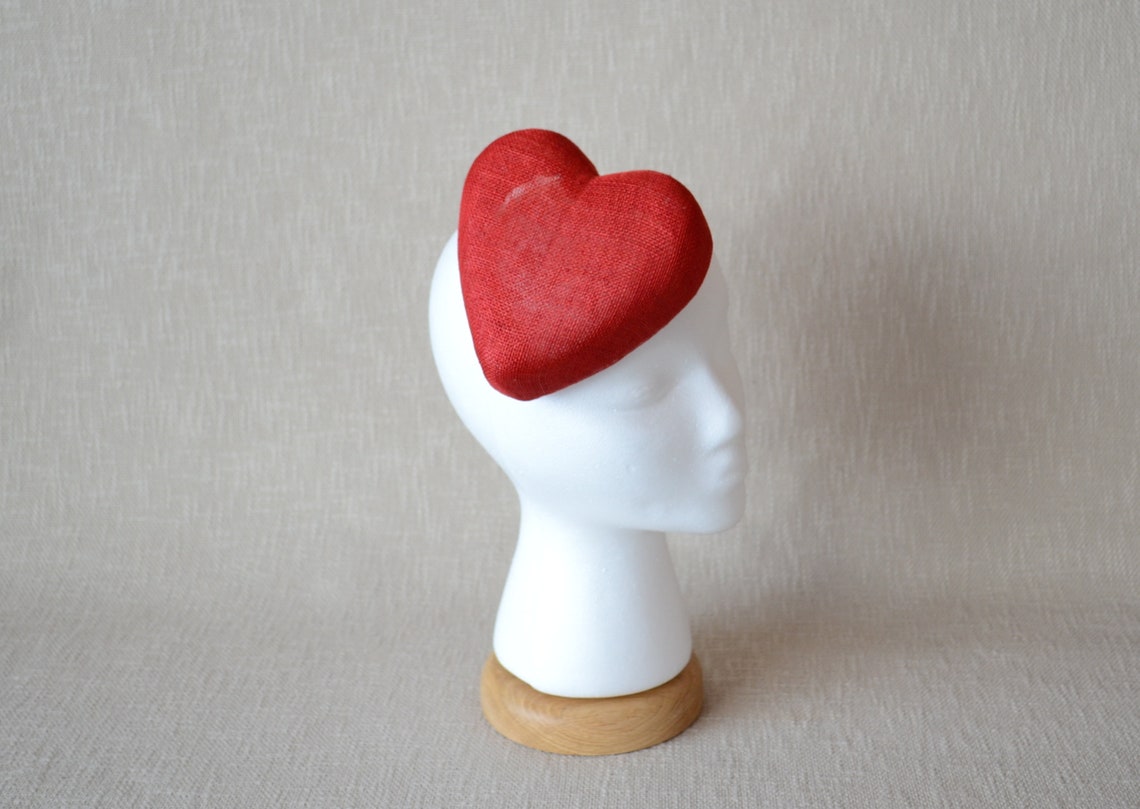 AMORE Heart Shaped Hat Block - Pillbox Fascinator Hat Block - Hat ...
