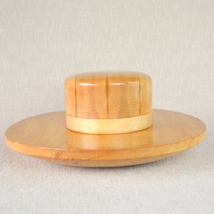 Crown Hat Block SET 2 - Hat Making Block Set - Millinery Tools - Wooden ...