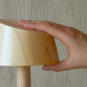 Hat Block With Sloping Top MELISSA - 13cm in Diameter 5-7,5cm Tall ...